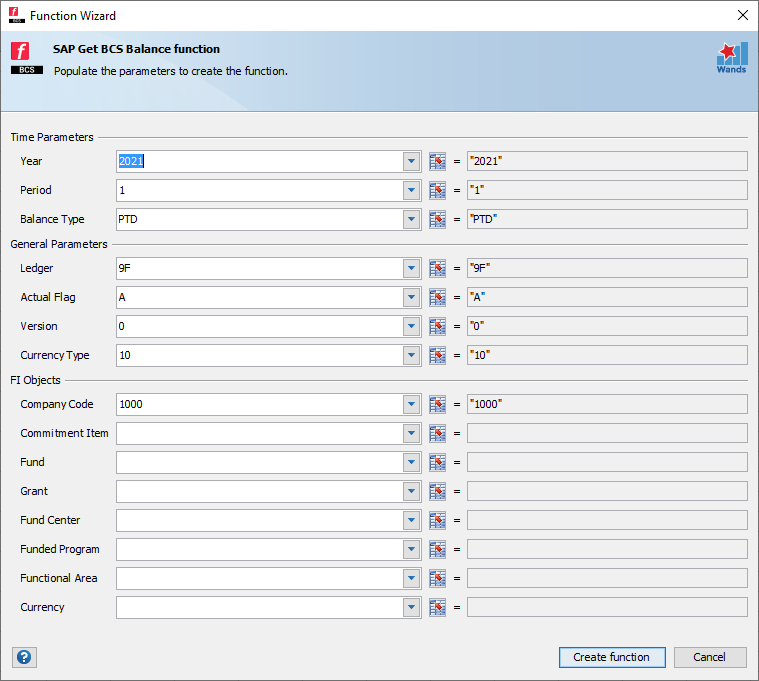 Get Budget Control System Balance – Wands for SAP