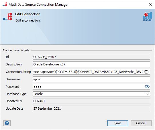 Connection Manager – Wands for SAP