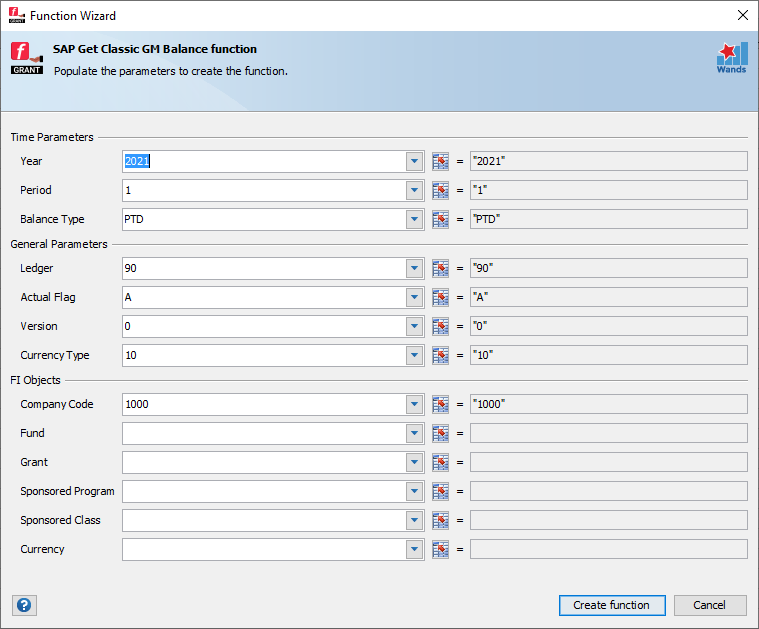 Get Classic Grants Balance – Wands for SAP