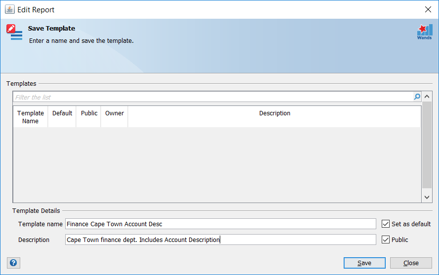 Report Editor – Wands for SAP