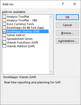 Upgrade Workbook – Wands for SAP
